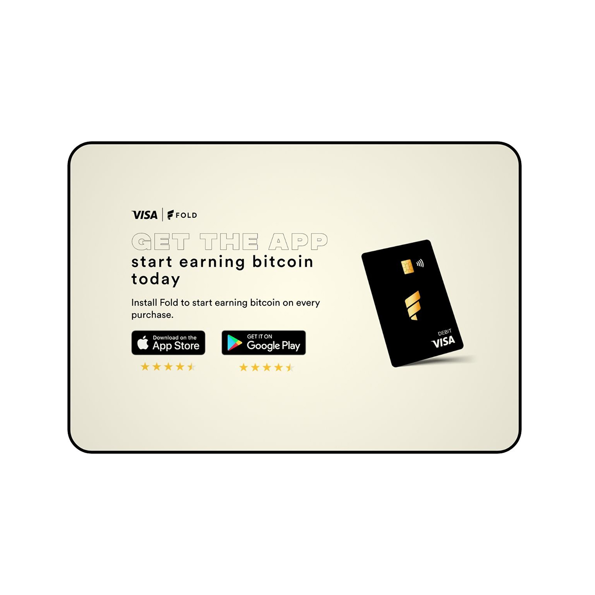 Fold Visa Card Bitcoin Rewards Pays Stack Actual Sats iOS Android – The ...