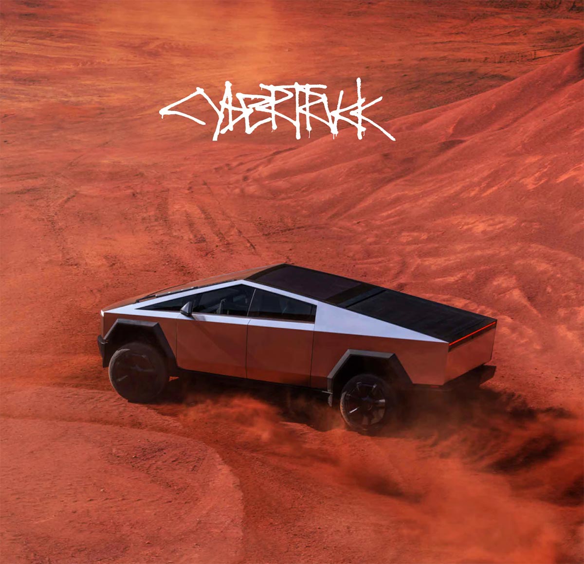 Tesla Cybertruck EV All-Wheel Drive Stainless Steel Exoskeleton – The ...