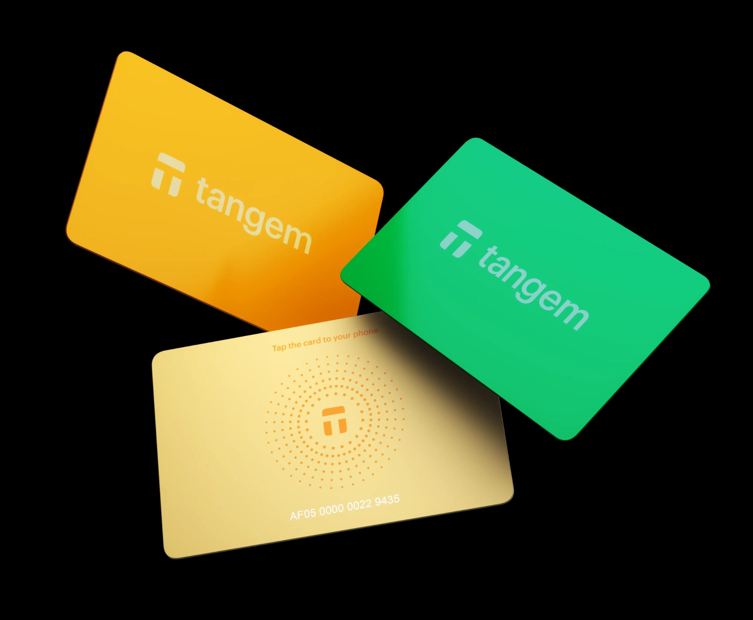 Tangem Pack of 3 Secure Crypto Wallet Trusted Cold Storage for Bitcoin ...